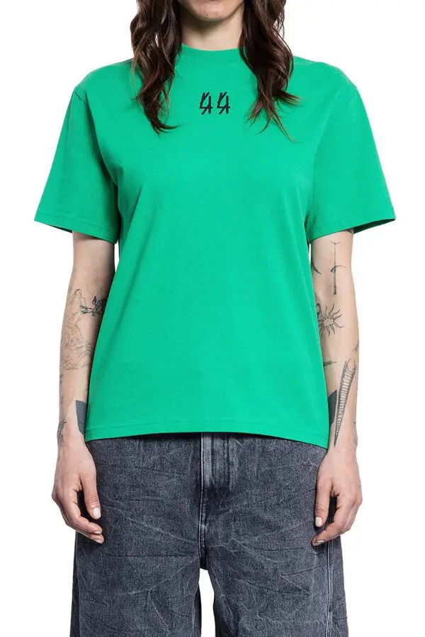 44 LABEL GROUP Solid Tee - Green + 44 Solid Black