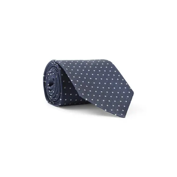 TOM FORD Textured Silk Neck Tie - Blue