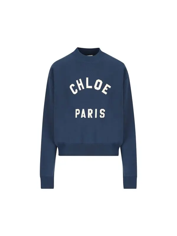 Chloé Cotton Pullover - Classic Navy