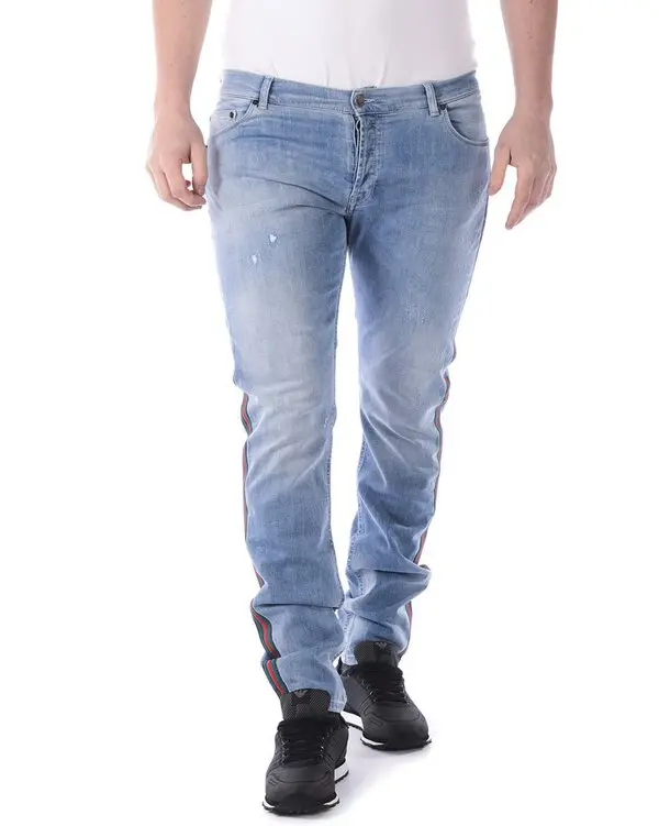 DANIELE ALESSANDRINI Slim Fit Jeans - Navy