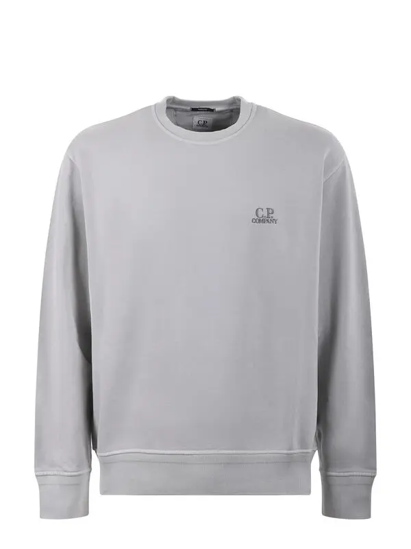 C.P. COMPANY Cotton Sweatshirt With Embroidered Logo