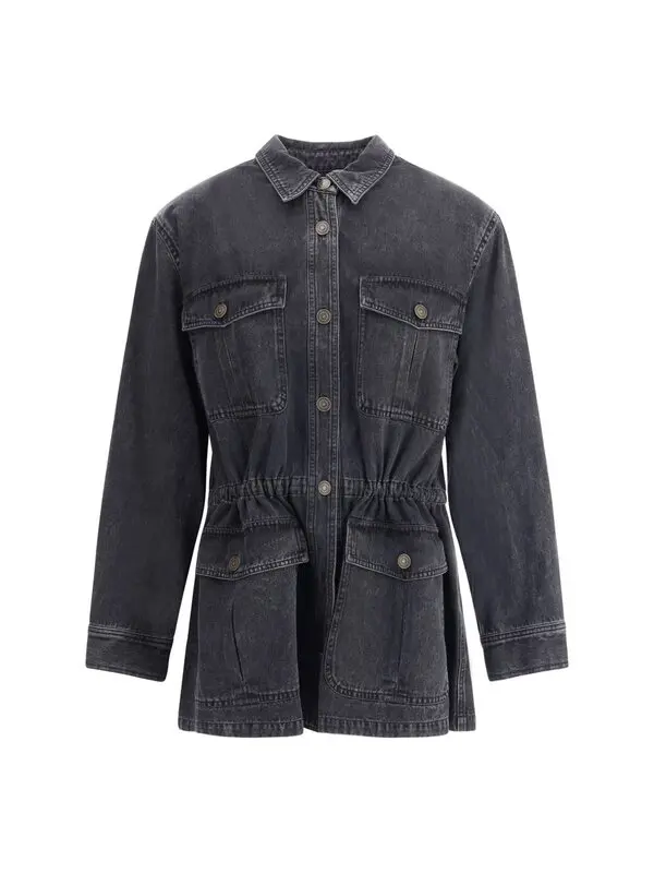 Isabel Marant Nossia Denim Jacket - Grey