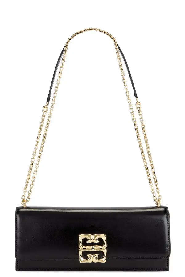 Givenchy 4g Liquid Small Chain Bag - Black