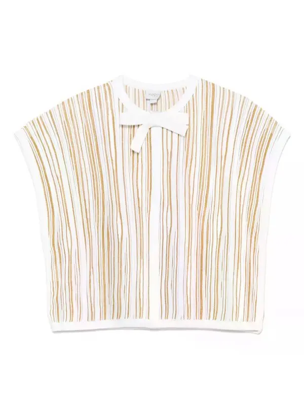 Giambattista Valli Striped Lurex Top