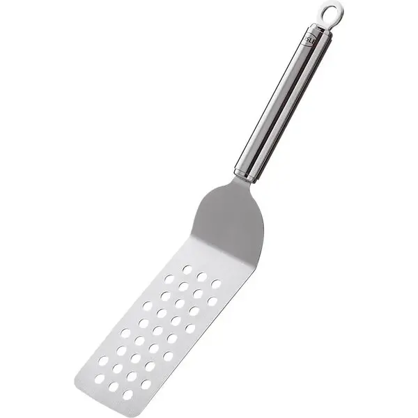 ROSLE Stainless Steel Perforated Angled Spatula