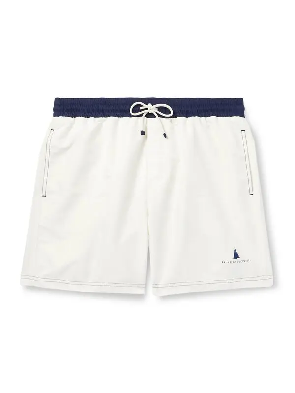 Brunello Cucinelli Straight-leg Mid-length Swim Shorts