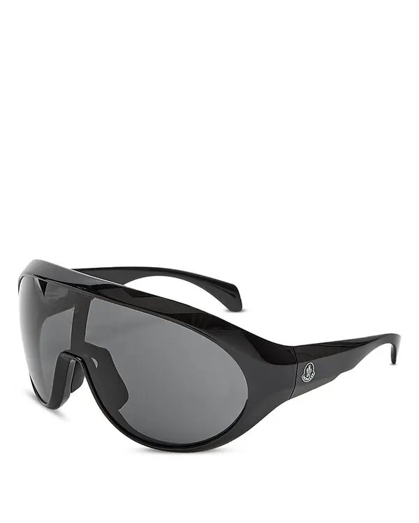 Moncler Mask Sunglasses, 155mm