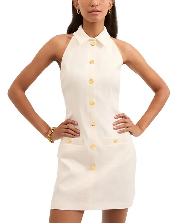 Veronica Beard Roxanne Mini Dress - Dove