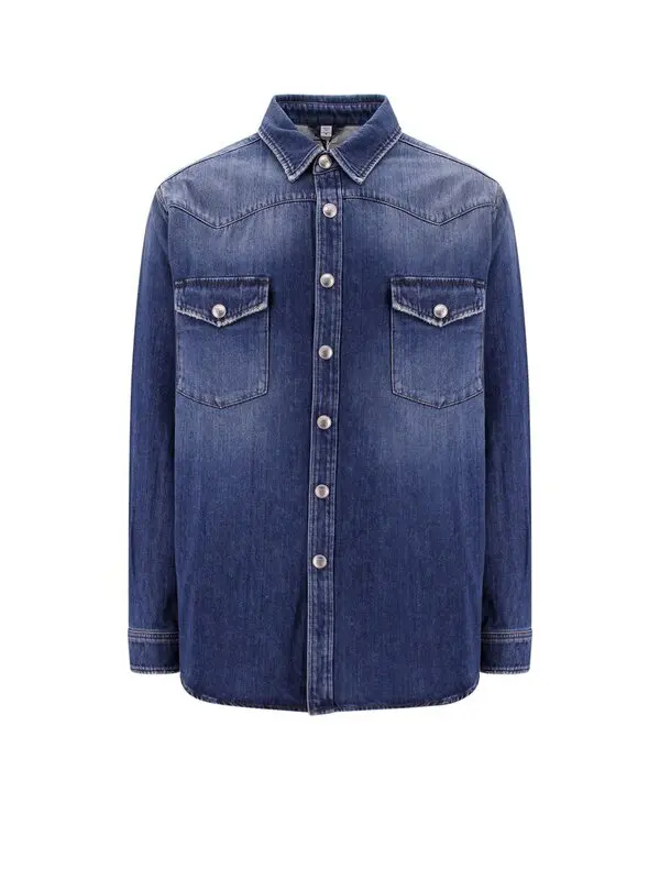 Burberry Shirts - Blue
