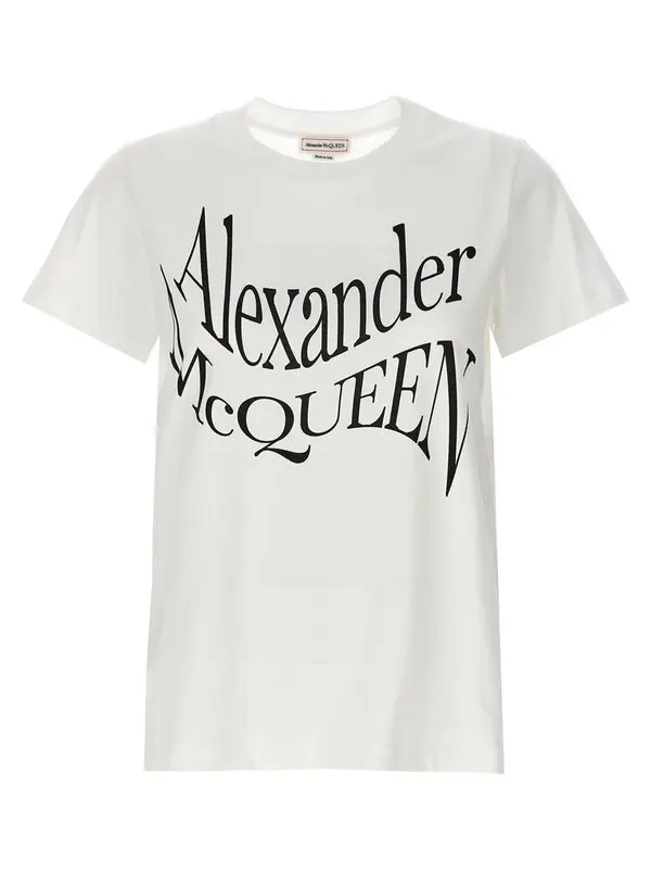 Alexander McQueen Logo Print T-shirt - Multicolor