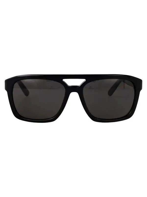 Gcds Sunglasses Gd0058 01a - Nero Lucido / Fumo