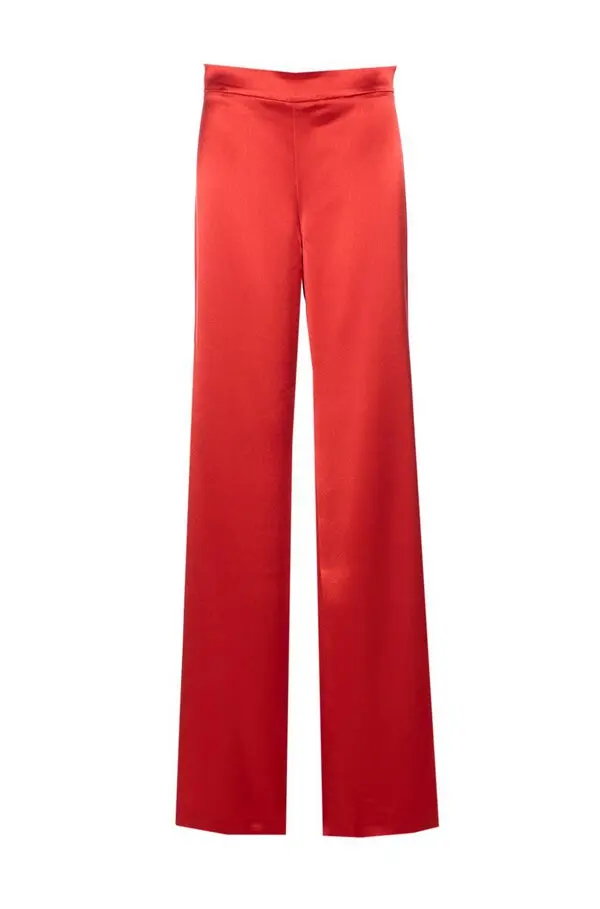 FELY CAMPO Flared Trousers - Red