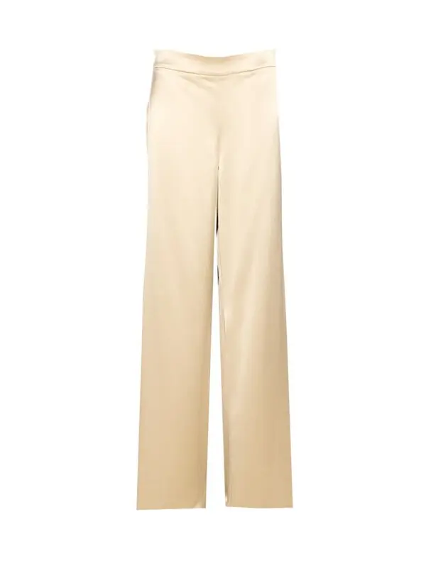 FELY CAMPO Flared Trousers - Gold