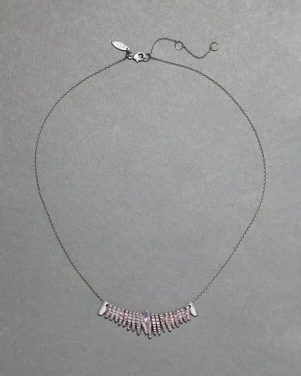 Alexis Bittar Archive Fine Sterling Fringe Necklace