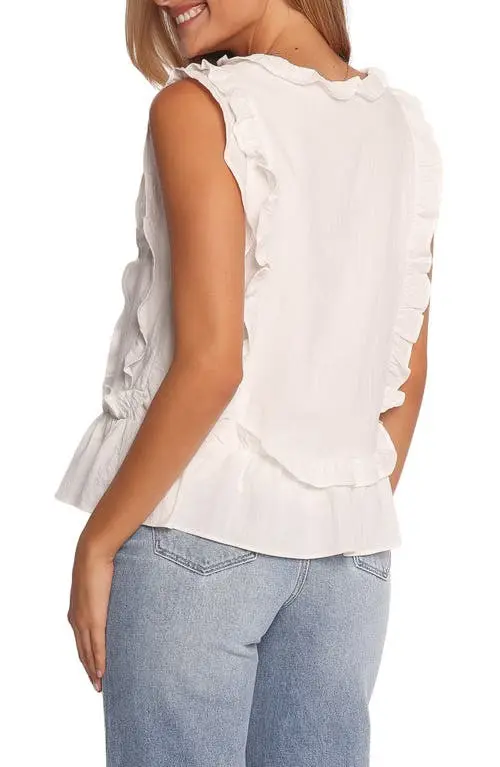 PETAL & PUP Athena Ruffle Tie Front Tank