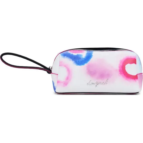 Desigual Faux Leather Wristlet - Fuchsia