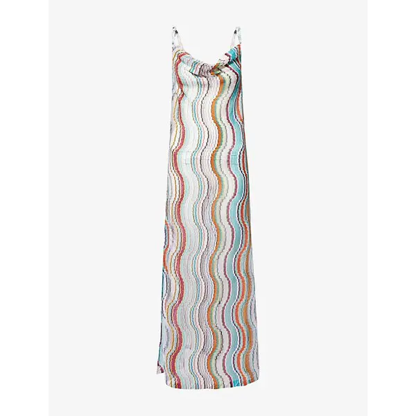 Missoni Wave Lurex Knitted Maxi Dress