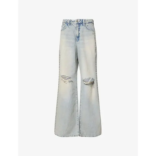 Good American Good Standard Ease Studded Jeans