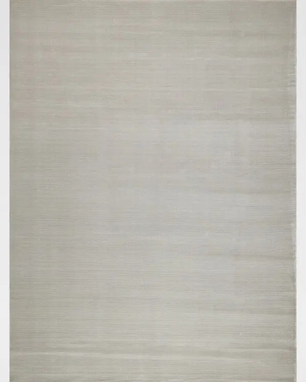 EXQUISITE RUGS Pavia Hand-loomed Silver Rug, 8' X 10 - Light Silver