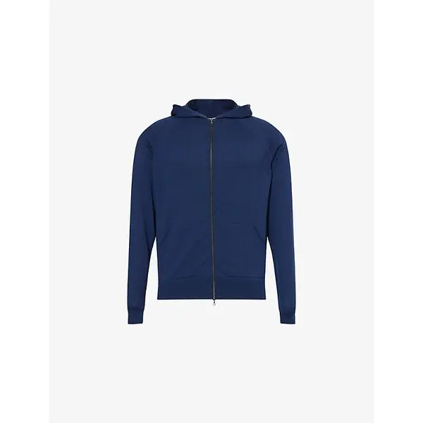John Smedley Carty Raglan-sleeves Wool Hoody