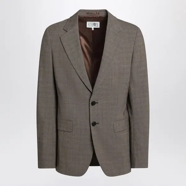 MAISON MARGIELA Single-breasted Checked Jacket
