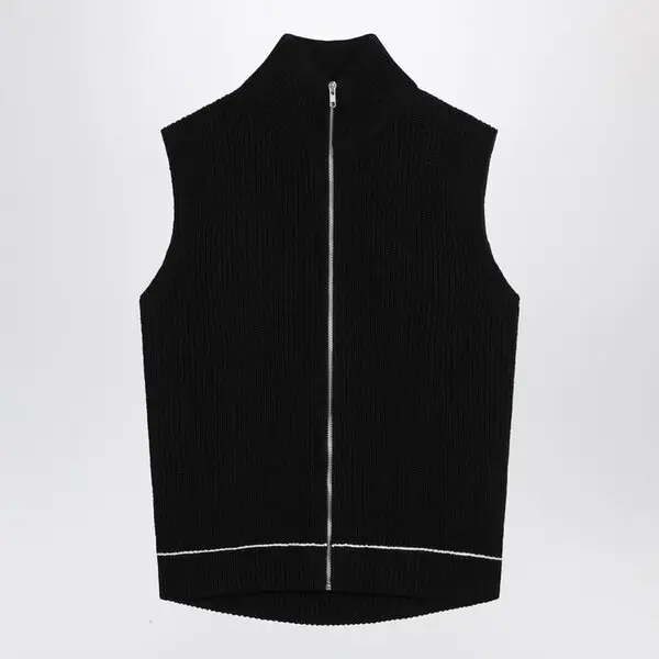 MAISON MARGIELA Knit Gilet With Zip