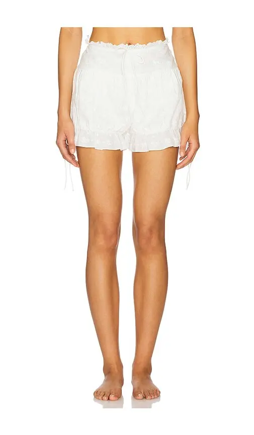 For Love & Lemons Edie Eyelet Bloomer Short