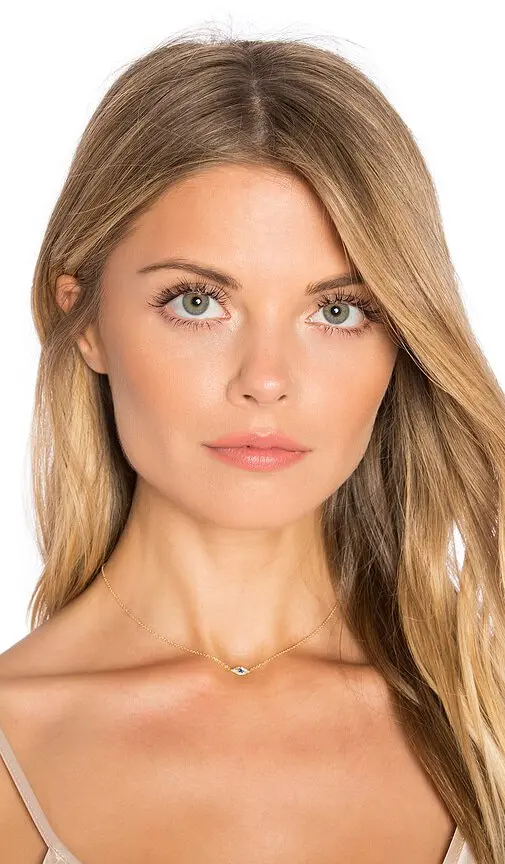 Ef Collection Diamond Evil Eye Necklace - Yellow Gold