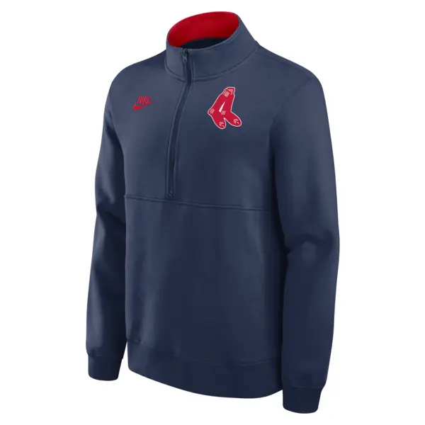 Nike Boston Red Sox Cooperstown Mlb 1/2-zip Crew