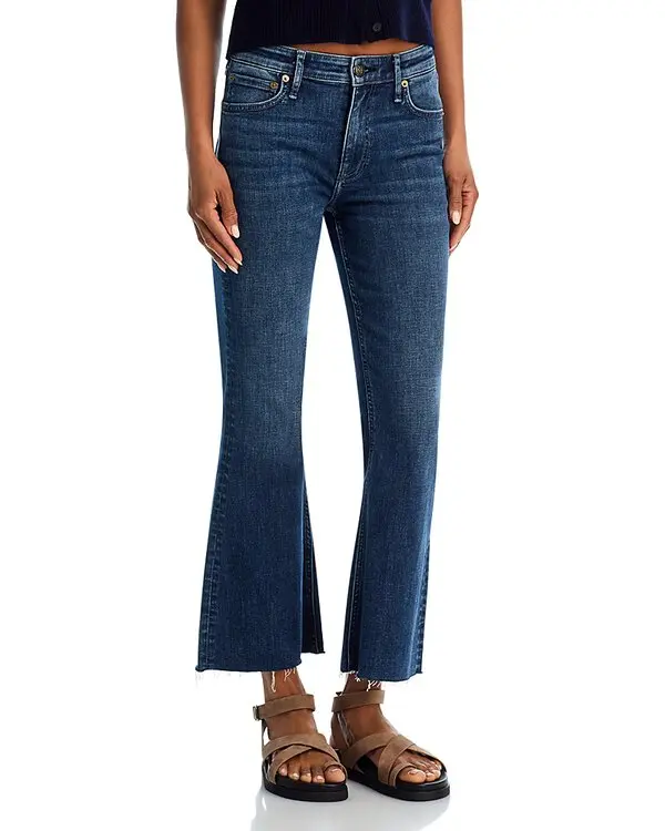 Rag & Bone Flexi Dahlia Mid-rise Ankle Flare Jeans