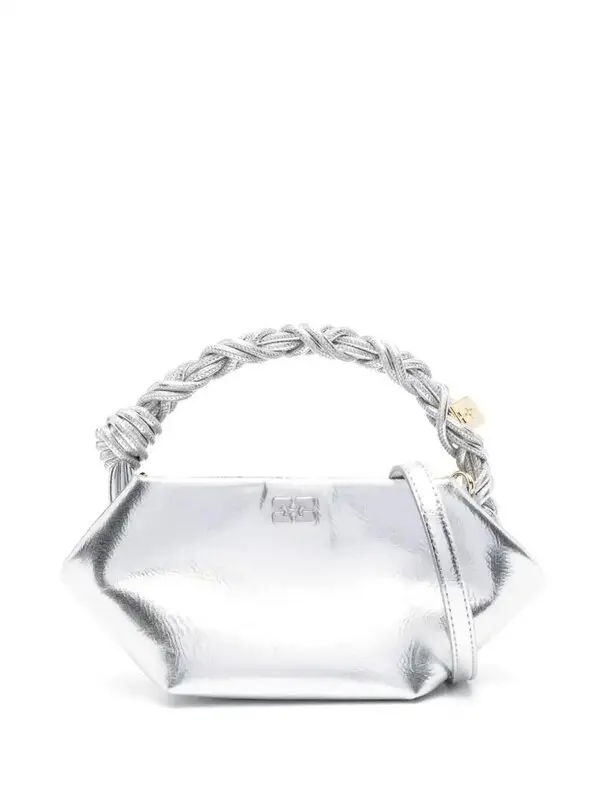GANNI Bou Mini Bag - Silver