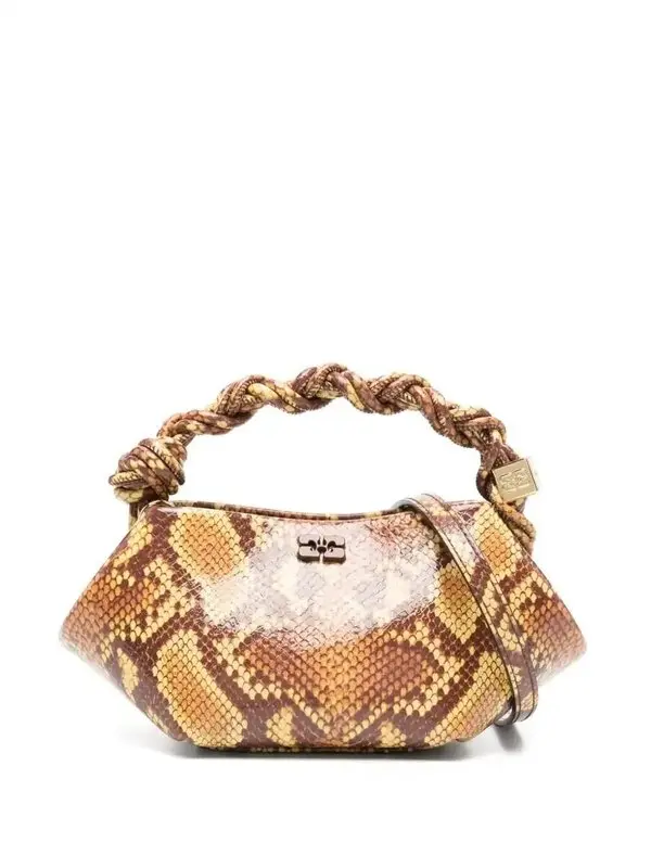 GANNI Mini Bou Tote Bag - Yellow