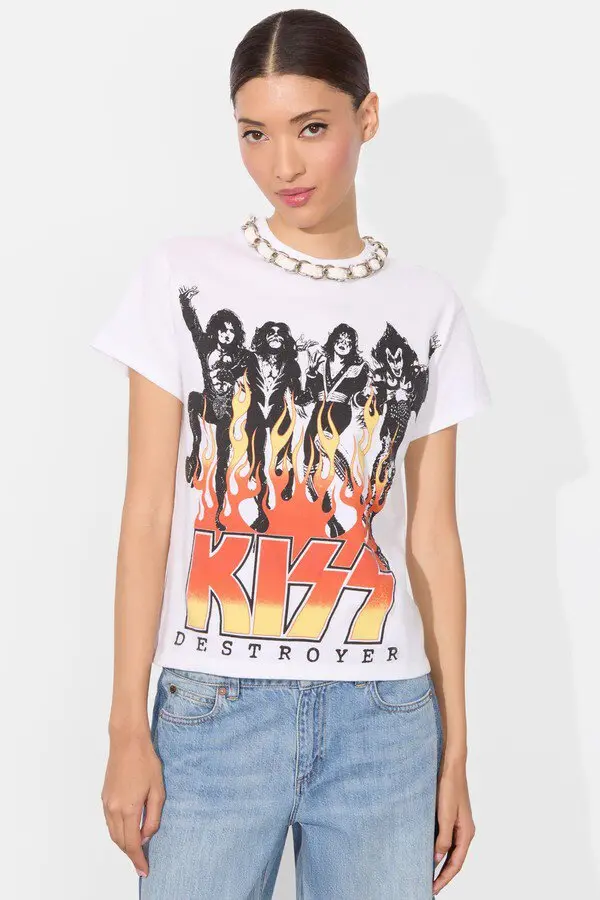 Alice + Olivia Miller Embellished Tee
