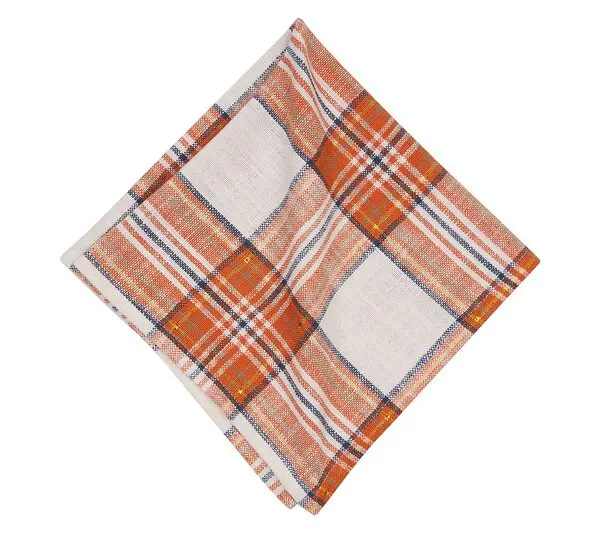 VALERIE PARR HILL Gibson Plaid Napkin Set Of 6 Valerie