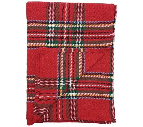 VALERIE PARR HILL Arlington Plaid King Blanket Valerie