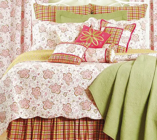C&F HOME Chesapeake Sorbet Full/queen 3 Piece Q Uilt Set