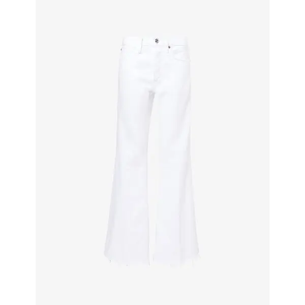 FRAME Lax Flared-leg Mid-rise Jeans