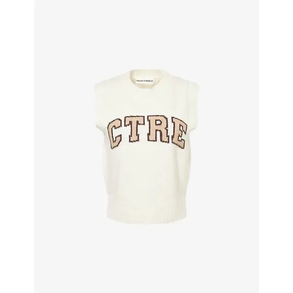 THE COUTURE CLUB Intarsia Knitted Vest