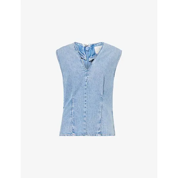Rag & Bone Ava Ultra Featherweight Cotton-blend Top
