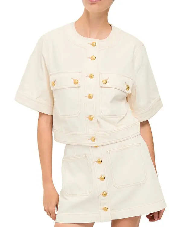 Veronica Beard Elias Short Sleeve Jacket