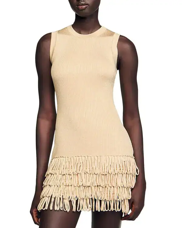 gold plated dress Mac Duggal Sleeveless V-Neck Pleated Top Metallic Dress, Womens, L, Antique Gold