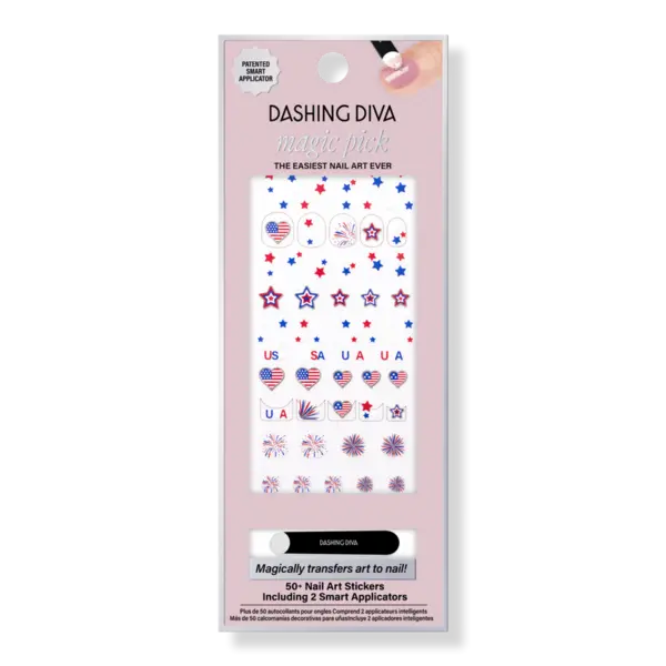 DASHING DIVA Firework City Magic Pick Nail Art Stickers