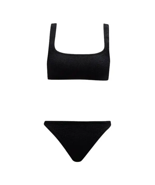 Hunza G Xandra Two-piece Bikini Set - Black