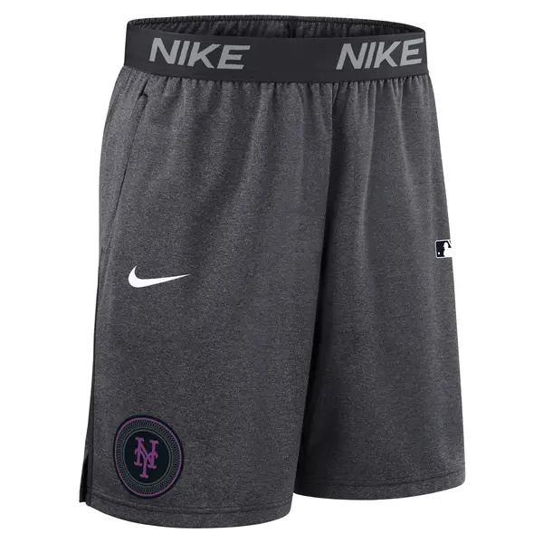 Nike New York Mets City Connect Dri-fit Mlb Shorts - Grey
