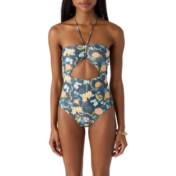 O'Neill Loindaflow Sayulita Cutout One-piece Swimsuit - Slate
