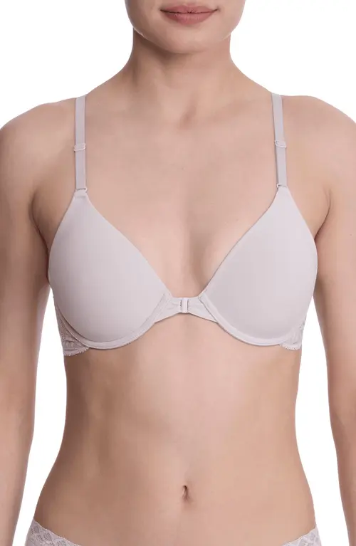 Natori Front Close Racerback Underwire T-shirt Bra - Mink/ivory