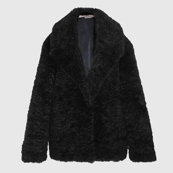 Stella McCartney Fur Jacket - Blue