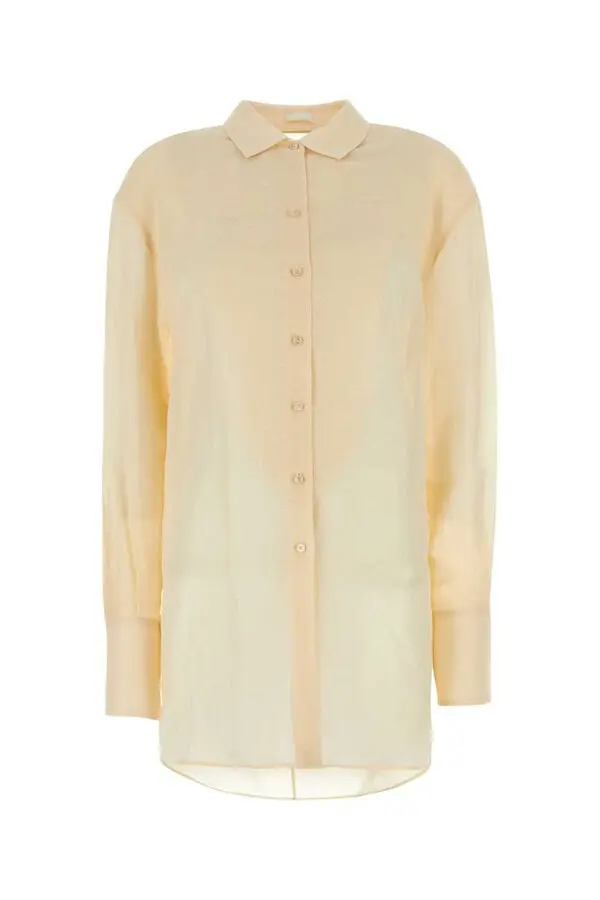 Givenchy Oversized Silk-linen Shirt