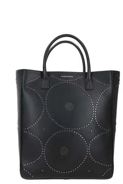 10 CORSO COMO Leather Tote With Studded Detail