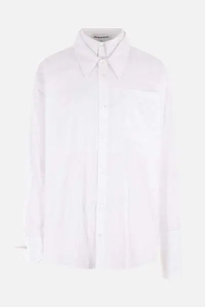 JORDANLUCA Oversized Cotton Poplin Shirt